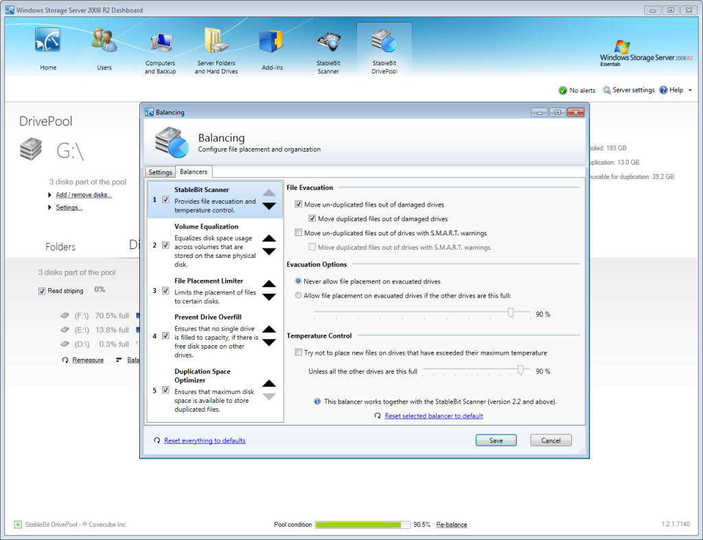 StableBit DrivePool 1.2.1.7140 Release Final – Covecube